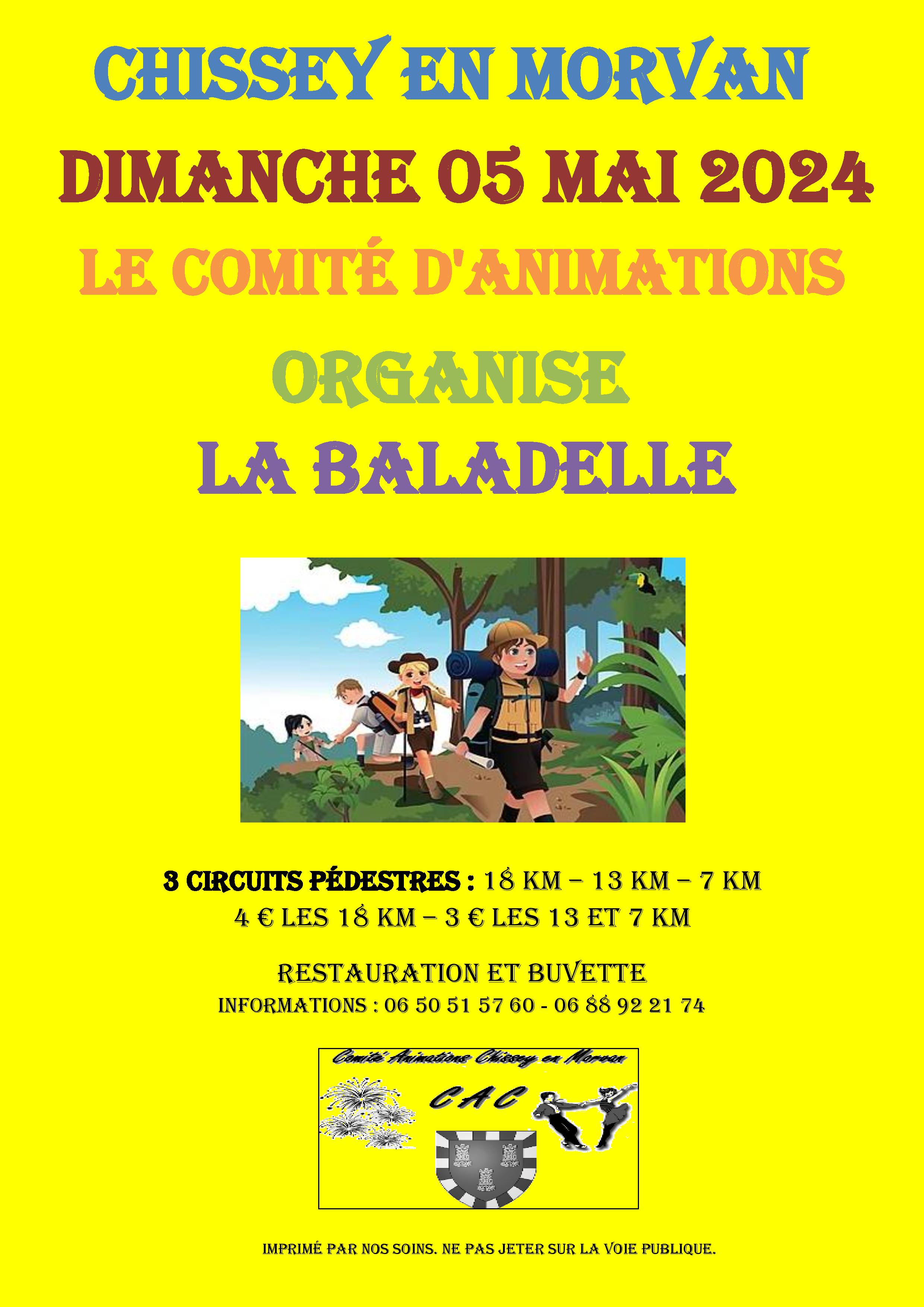 La Baladelle : Dimanche 5 mai 2024 – Culture Marche : Le média 100% marche, 100% passion